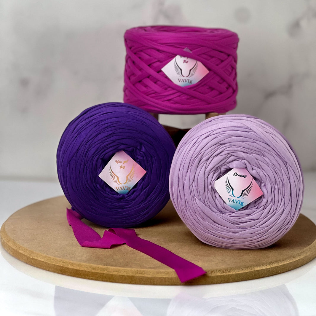 Material para Tejer a Crochet con Trapillo- TheVAVIg